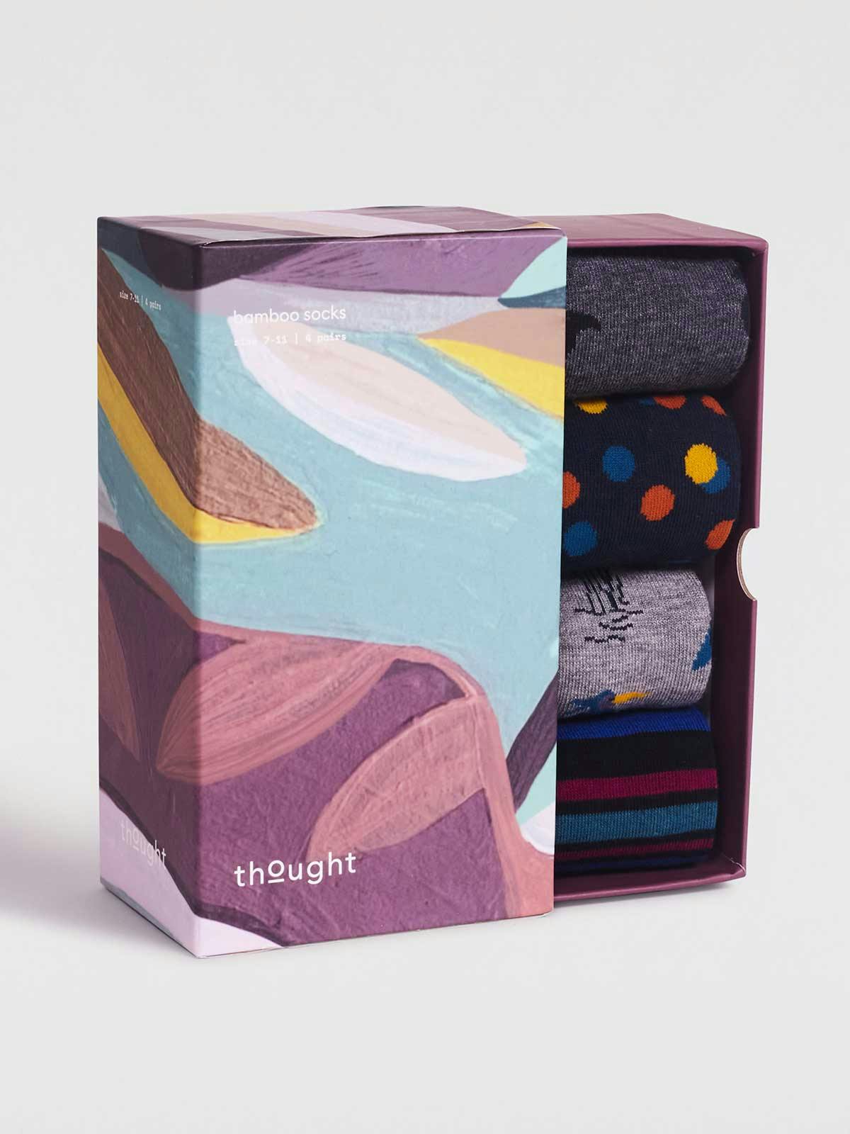 Dean Bird Cotton Sock Box from Thought