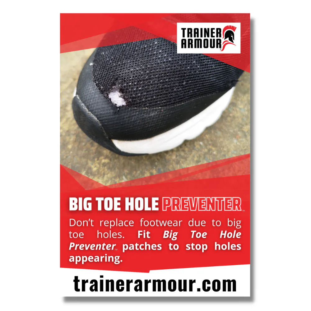 Trainer Armour Preventer for Big Toe Hole