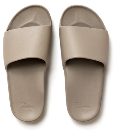 Archies Arch Support Slides | Archies Taupe Slides