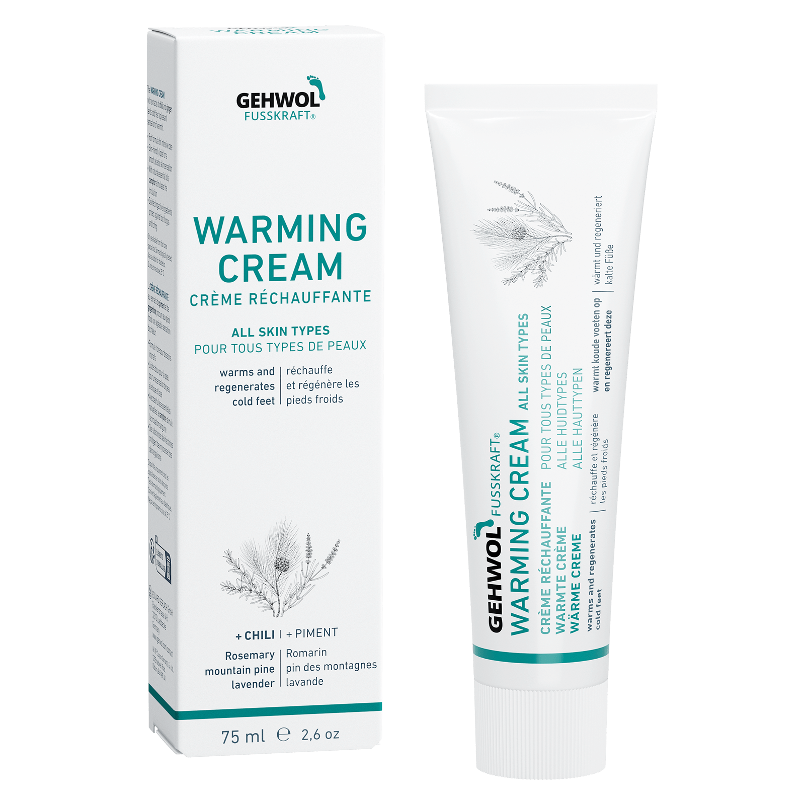 Gehwol Fusskraft Red - Warming Cream for dry, rough skin